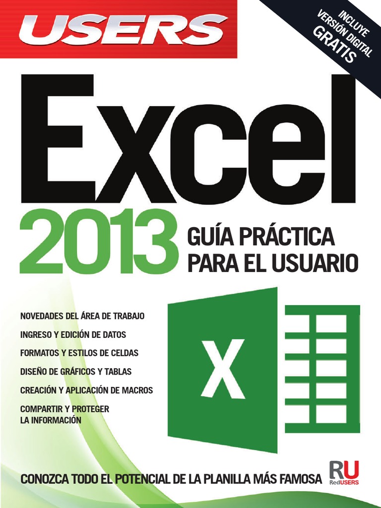 Manual e Cel 2013 PDF | PDF | Microsoft Excel | Hoja de cálculo
