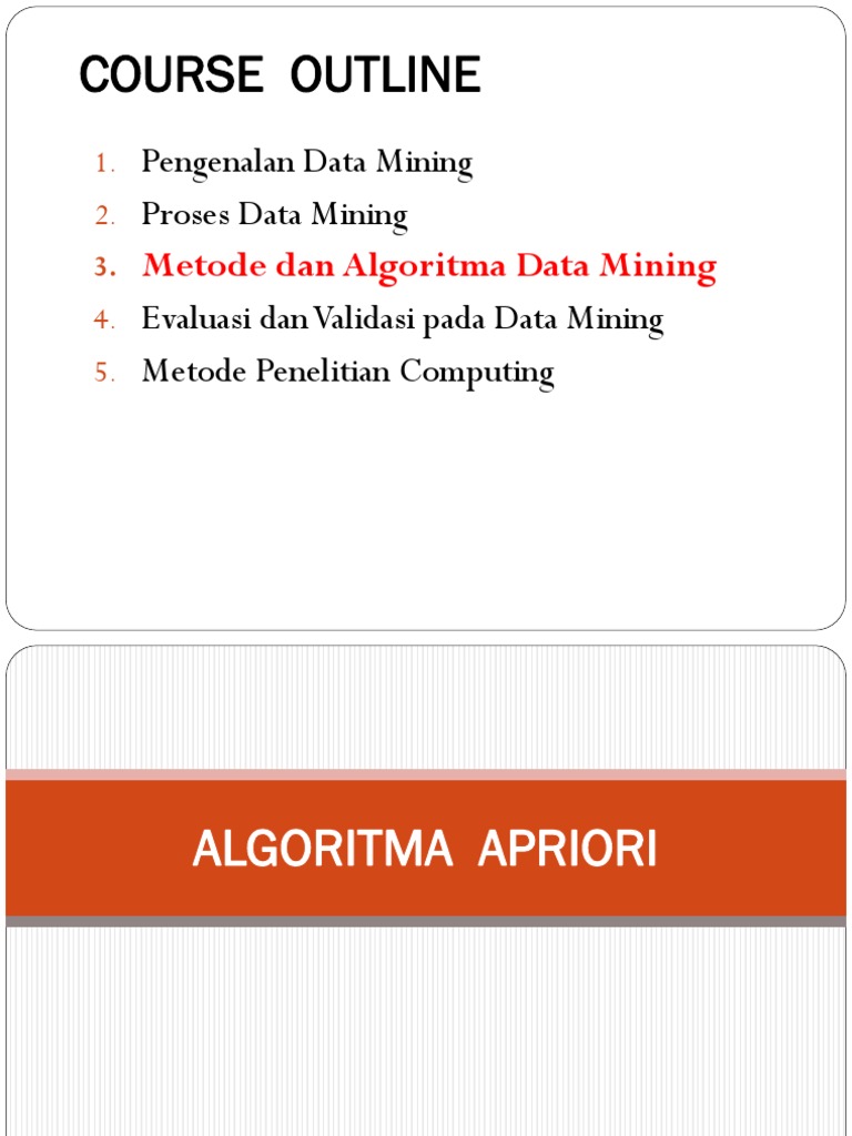 Penerapan Algoritma Apriori dalam Data Mining | PDF | Komputer