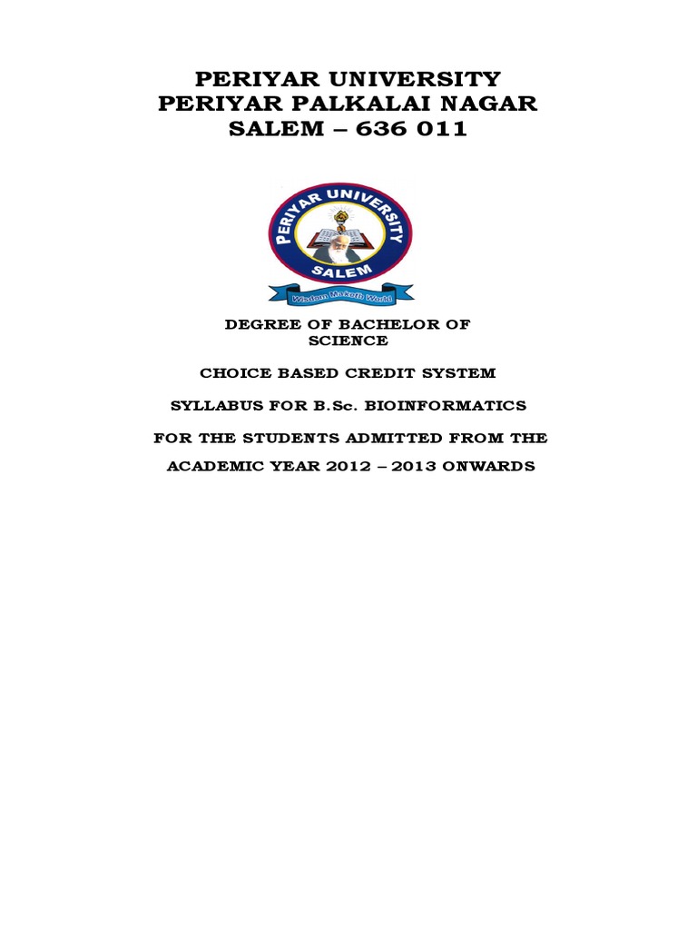 BSC Bioinformatics | PDF | Bioinformatics | Cell (Biology)