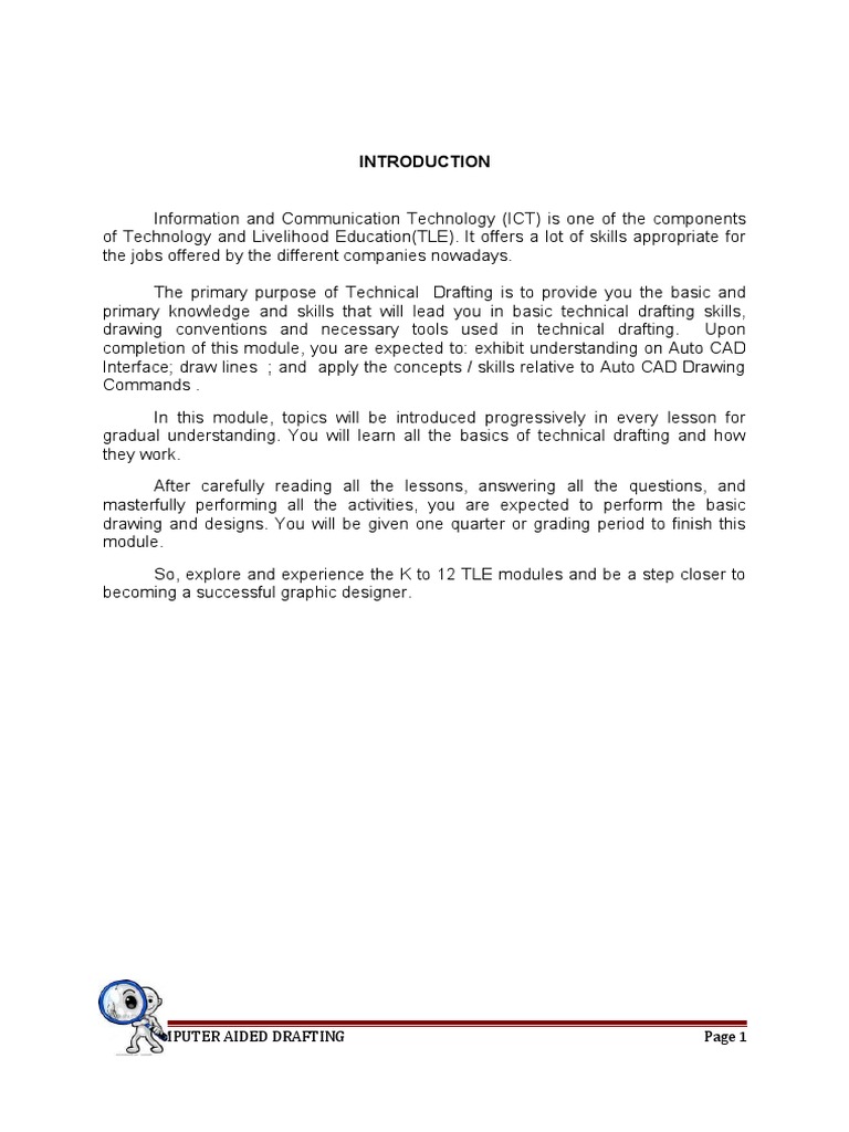 Drafting - G9 | PDF | Computer Aided Design | Technical Drawing