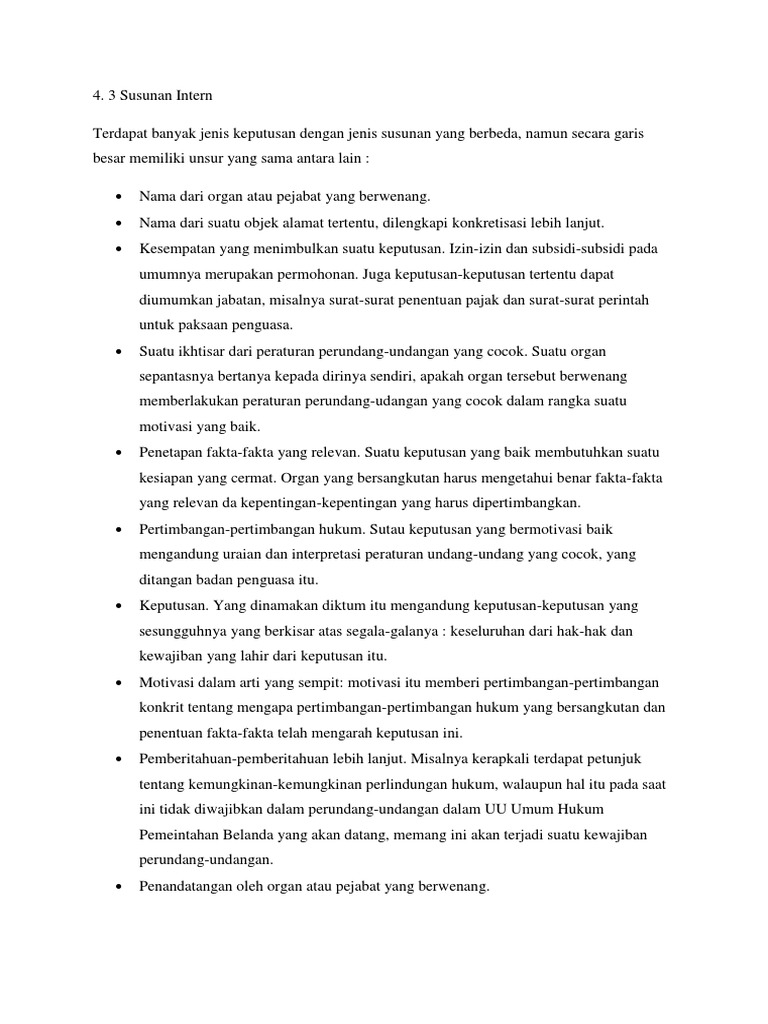 Susunan Intern KTUN | PDF