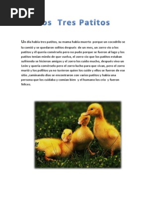 Los Tres Patitos Animales