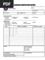 Scaffold Register | PDF | Technology & Engineering