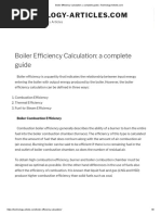 Heat Rate & Efficiency of The Power Plant | PDF | Power Station | Boiler