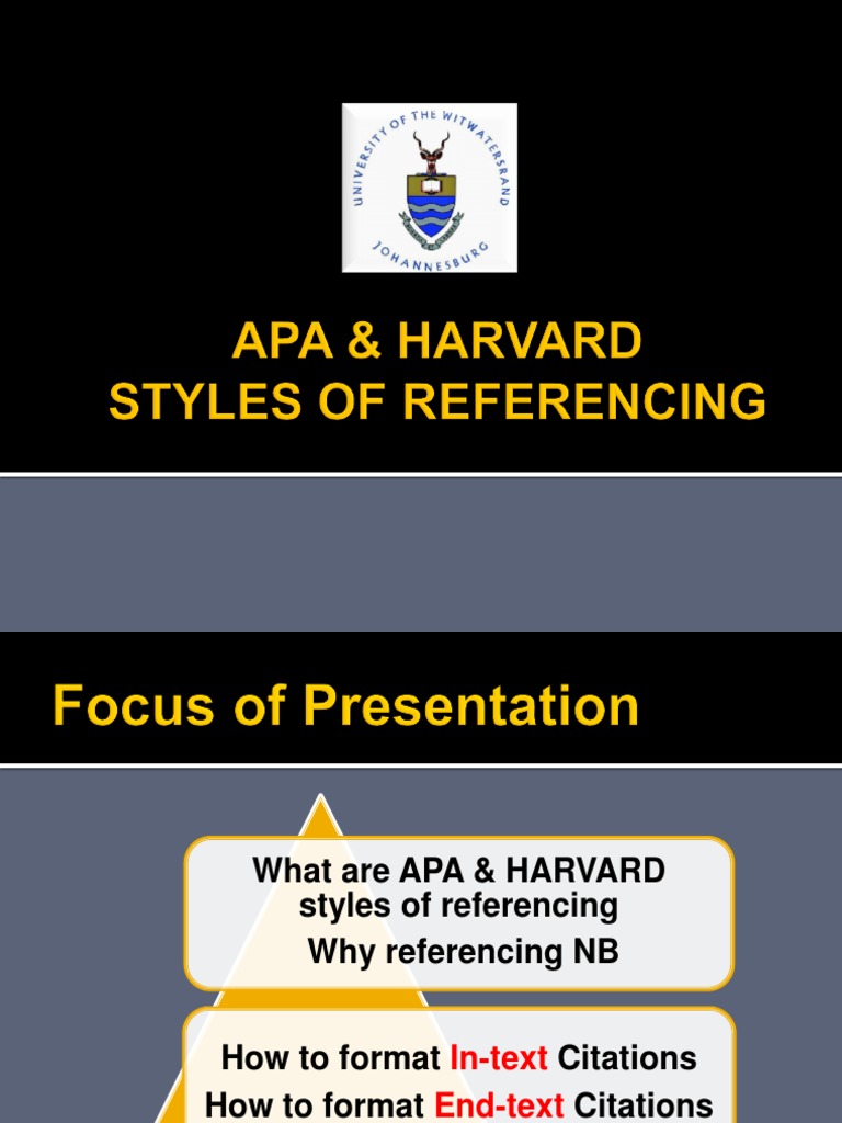 Apa Harvard PPT 2014 | PDF | Citation | Apa Style