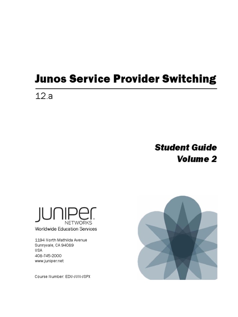 Junos Service Provider Switching (JSPX) 1of2 | PDF | Command Line Interface | Computer Network