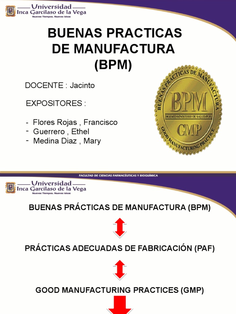 BPM | PDF | Calidad (comercial) | Industrias