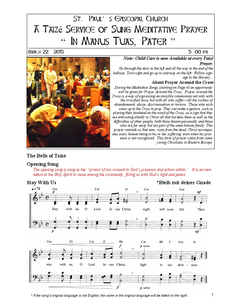 In Manus Tuas Pater | PDF