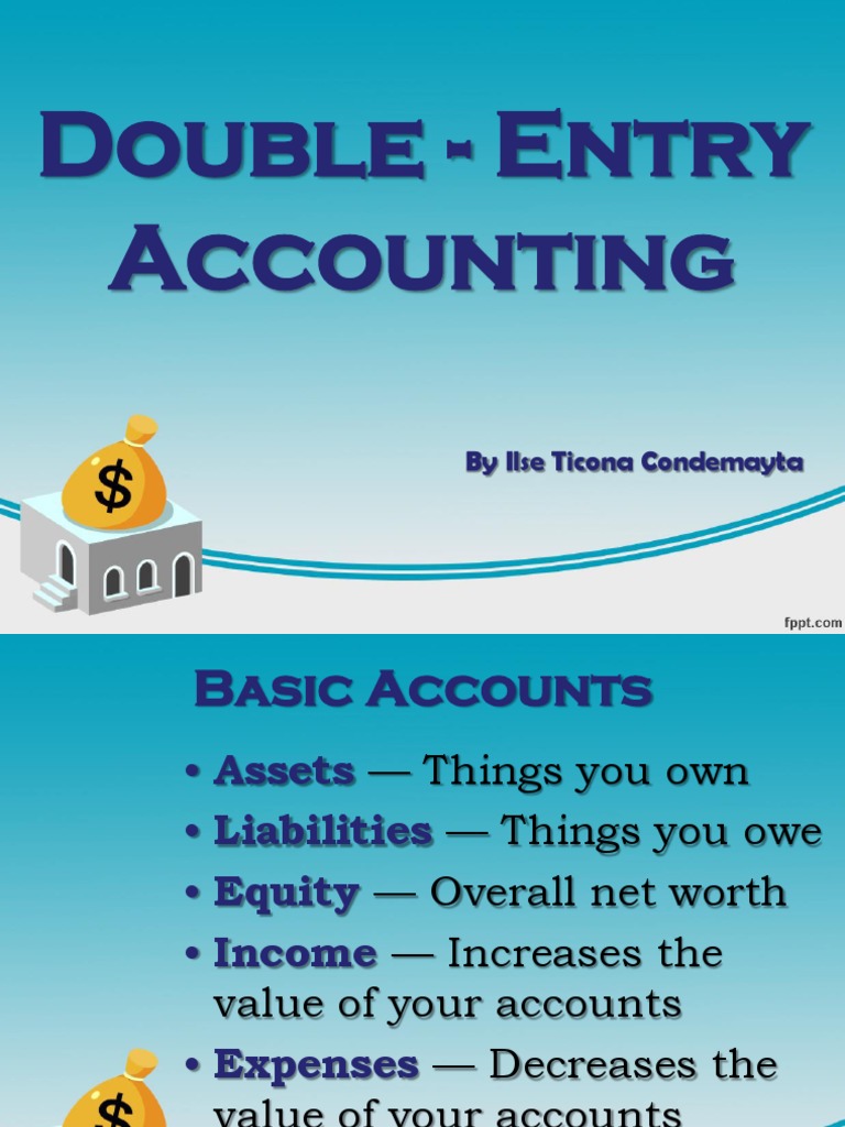 Double - Entry Accounting: by Ilse Ticona Condemayta | PDF