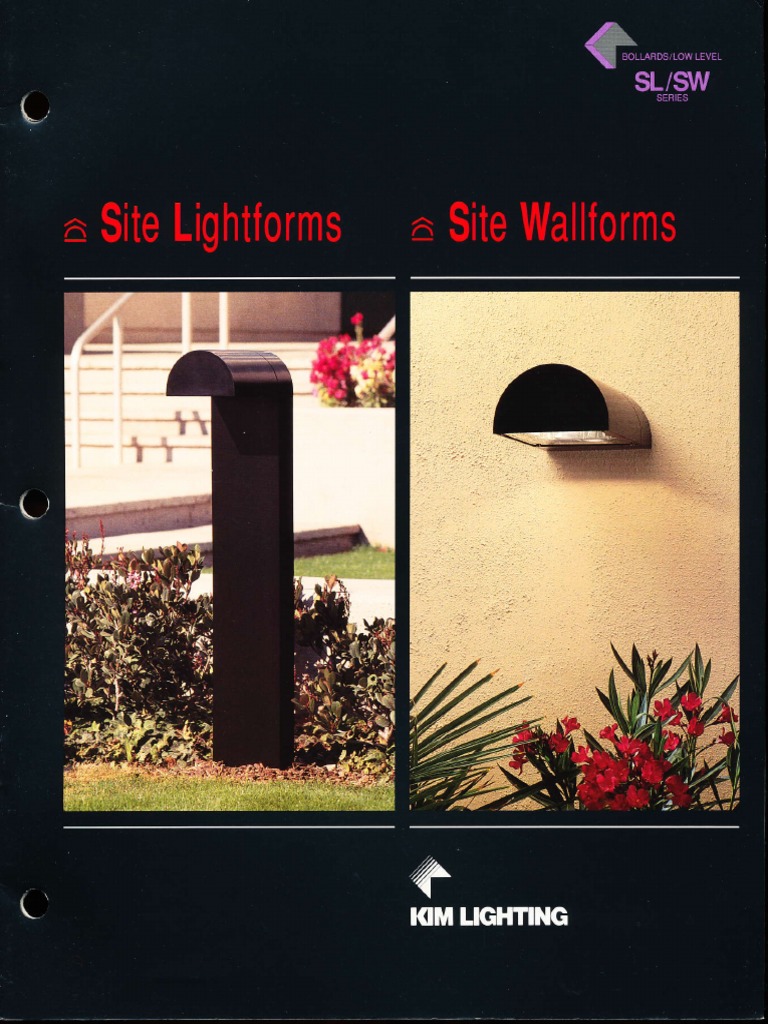 Kim Lighting Site Lightforms & Wallforms Brochure 1993 | PDF ...