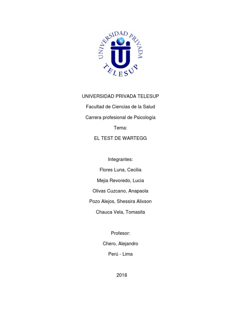 Wartegg Final | PDF | Perception | Drawing