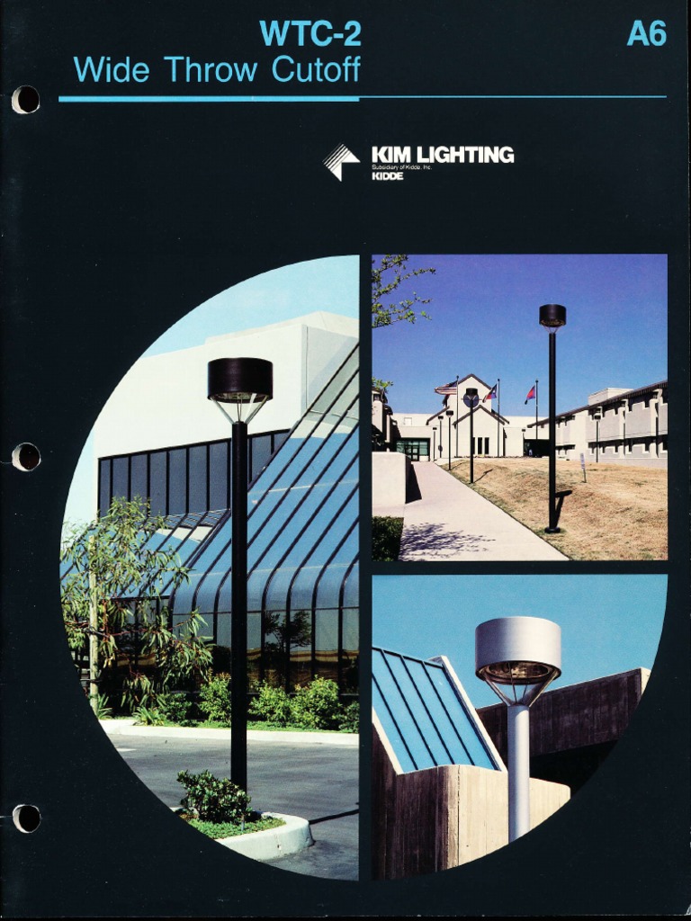 Kim Lighting WTC Wide Throw Cutoff Brochure 1987 | PDF | Nature