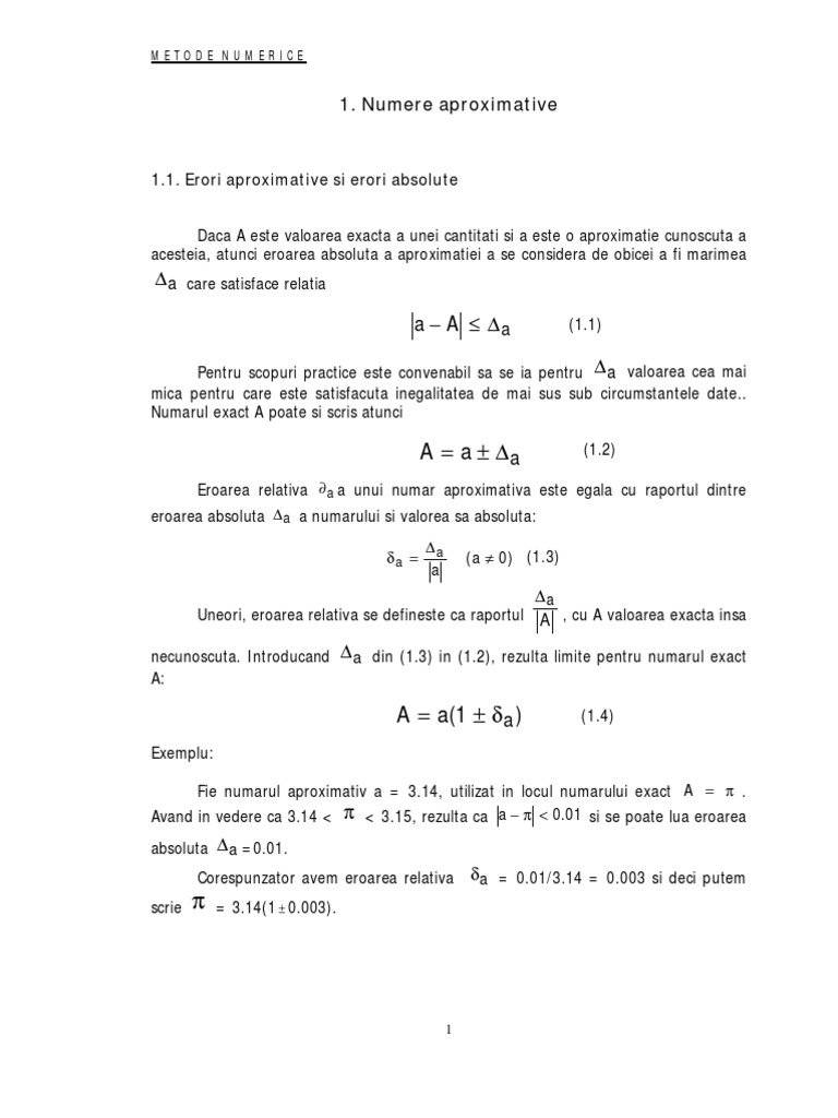 Metode Numerice | PDF