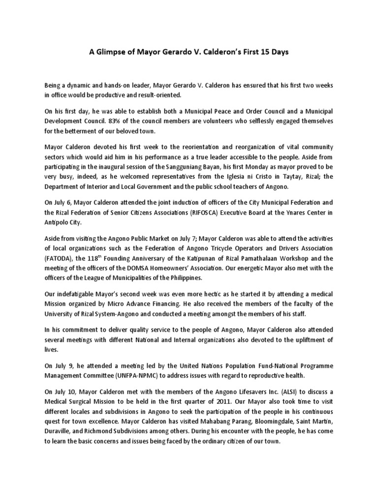 1st Two Weeks | Download Free PDF | Government