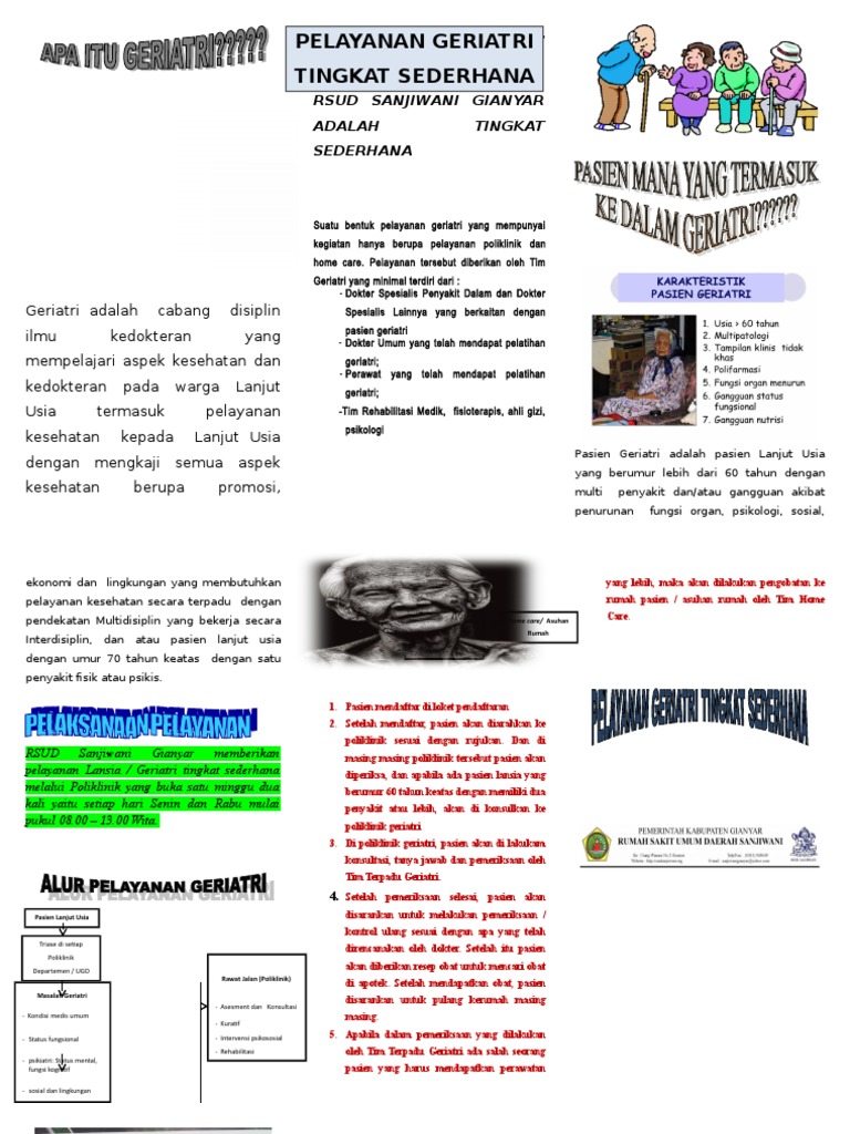 Leaflet Geriatri | PDF