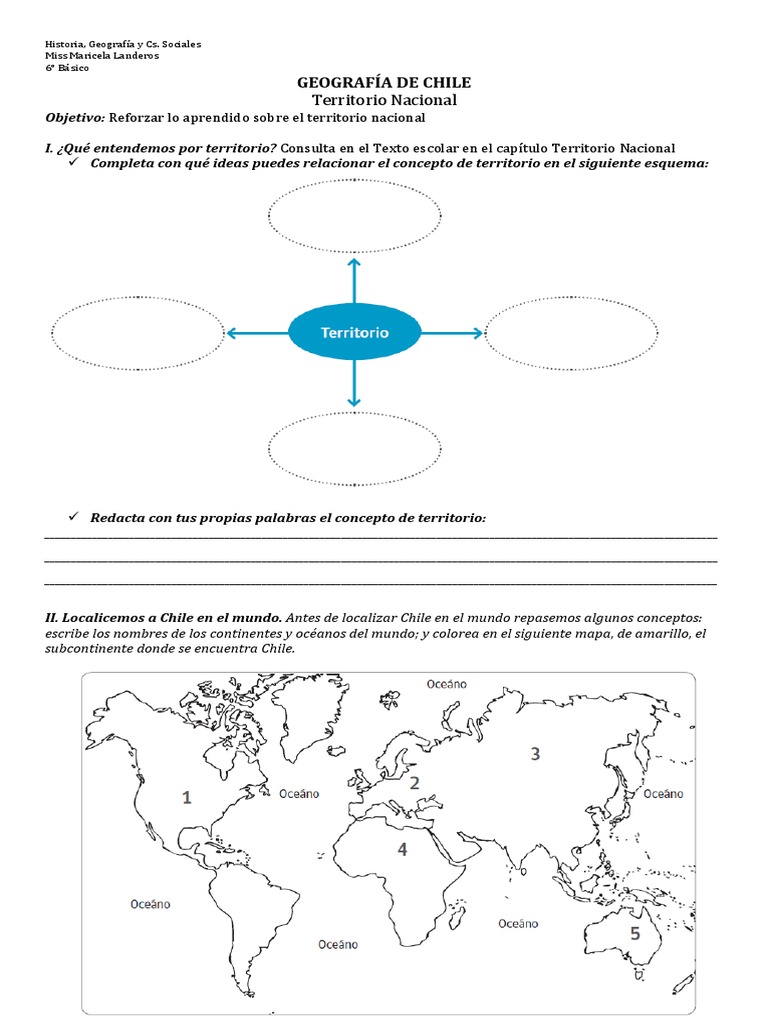 Geografía de Chile para Sexto Básico | PDF | Chile | Geografía