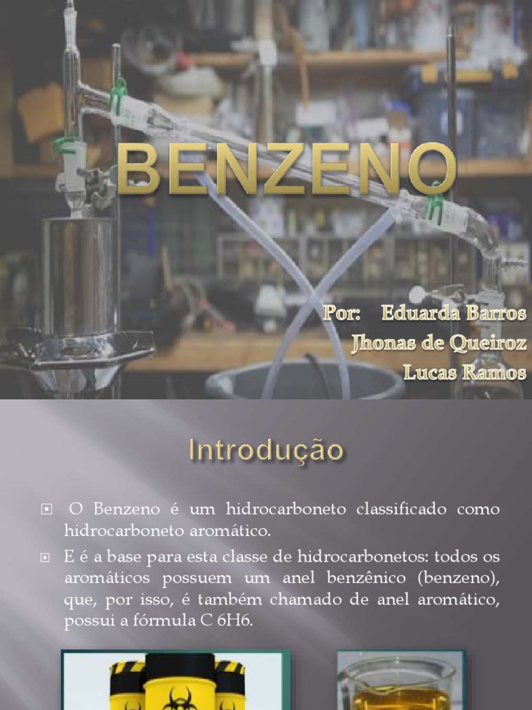 Perigos e Usos do Benzeno | PDF | Benzeno | Substancias químicas