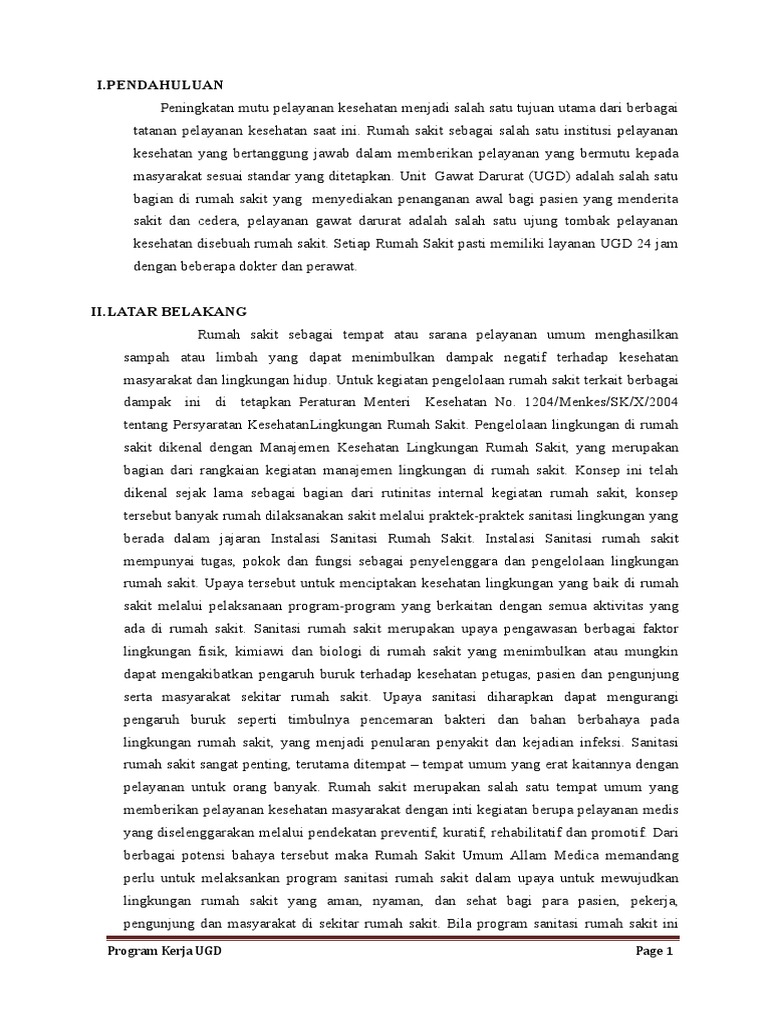 Program Kerja Ipsrs | PDF