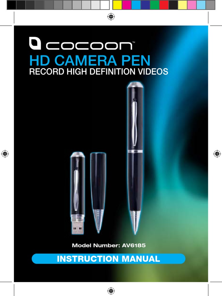 Cocoon HD Camera Pen Manual AV6185 | PDF | Computer File | Usb