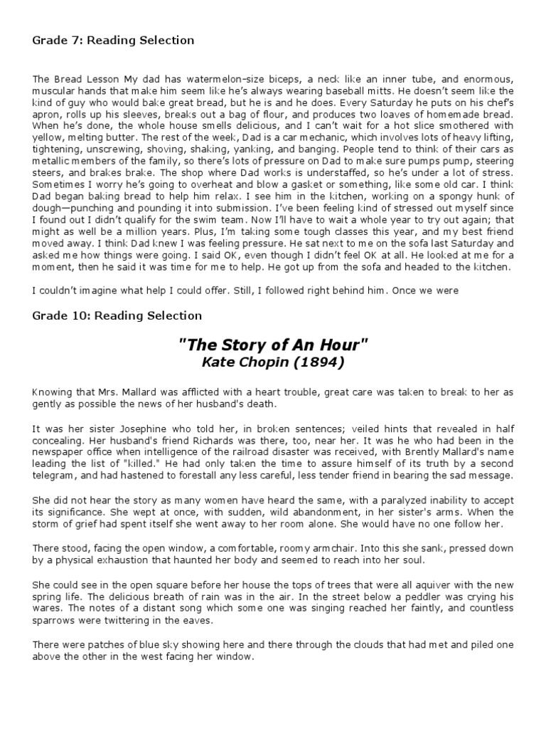 Reading Passages | PDF | Nature