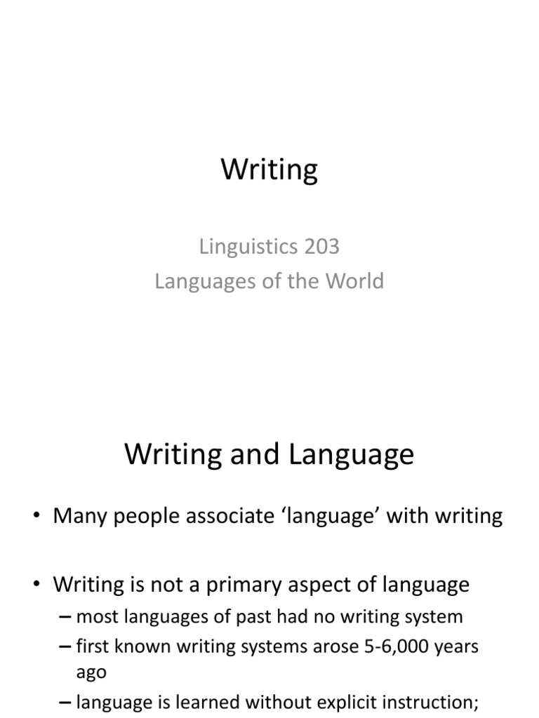 Writing Systems | PDF | Writing | Alphabet