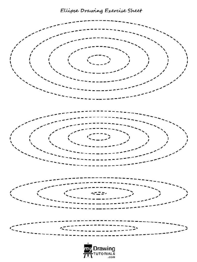 Ellipse Drawing Sheet | PDF