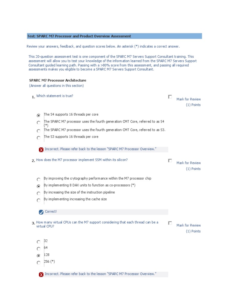 SPARC M7 Processor Assessment Overview | PDF | Central Processing Unit ...