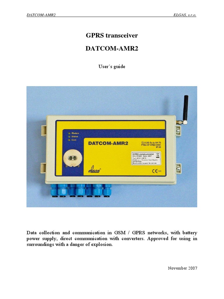 H063en 200711 Datcom-Amr2a | PDF | General Packet Radio Service | Electrical Connector