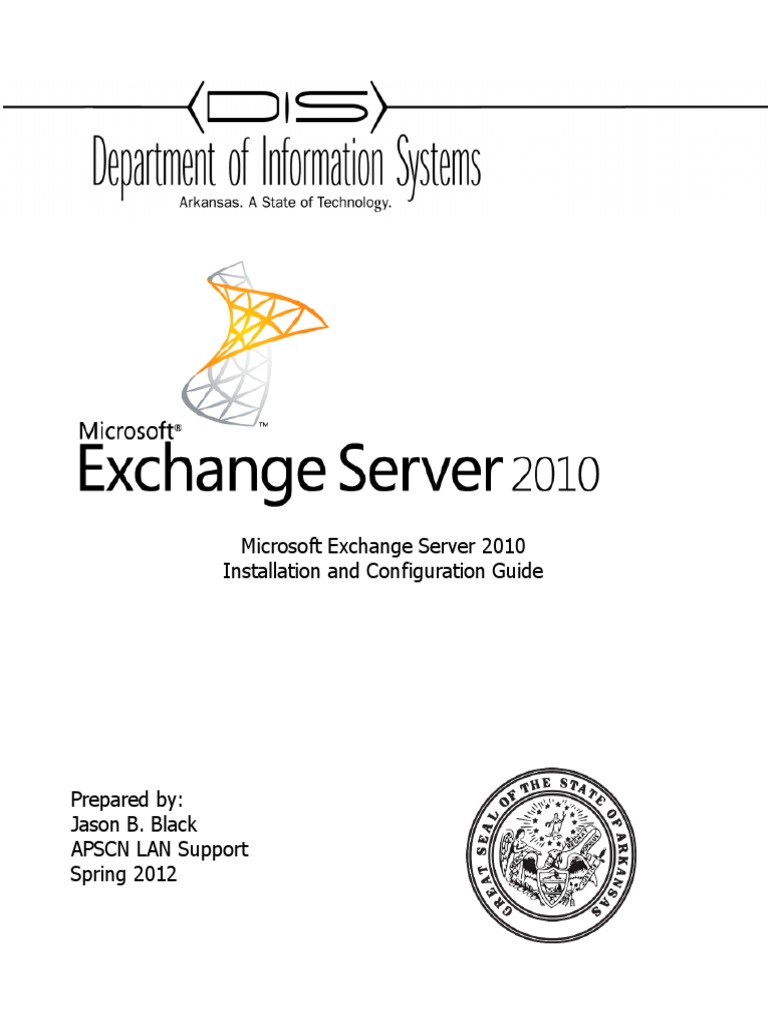 Exchange Server 2010 | PDF | Active Directory | Windows Registry