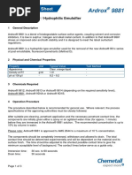 Ardrox® 6025A MULTI-PURPOSE AIRCRAFT CLEANER TDS | PDF | Corrosion | Steel