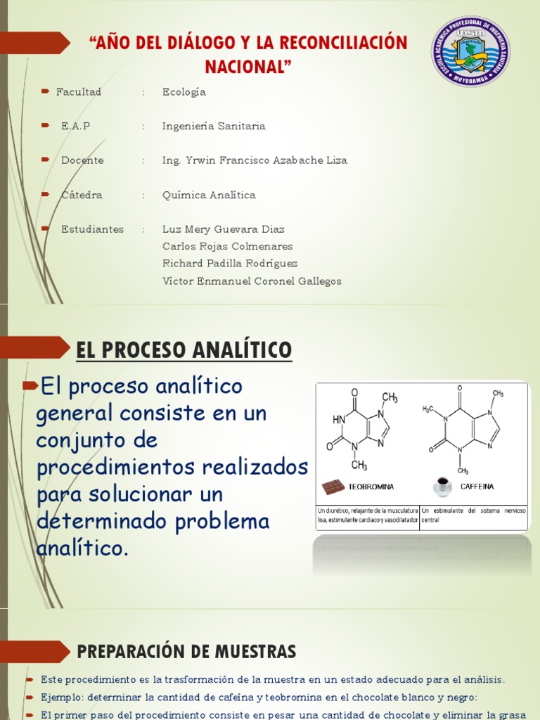 El Proceso Analítico | PDF | Química analítica | Química