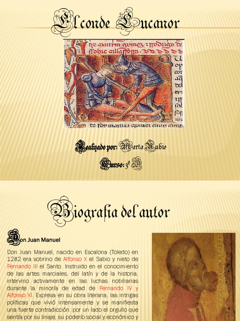 El Conde Lucanor | PDF