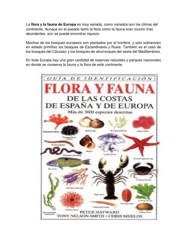 Flora y Faunas de Europa | PDF | Américas | Antártida