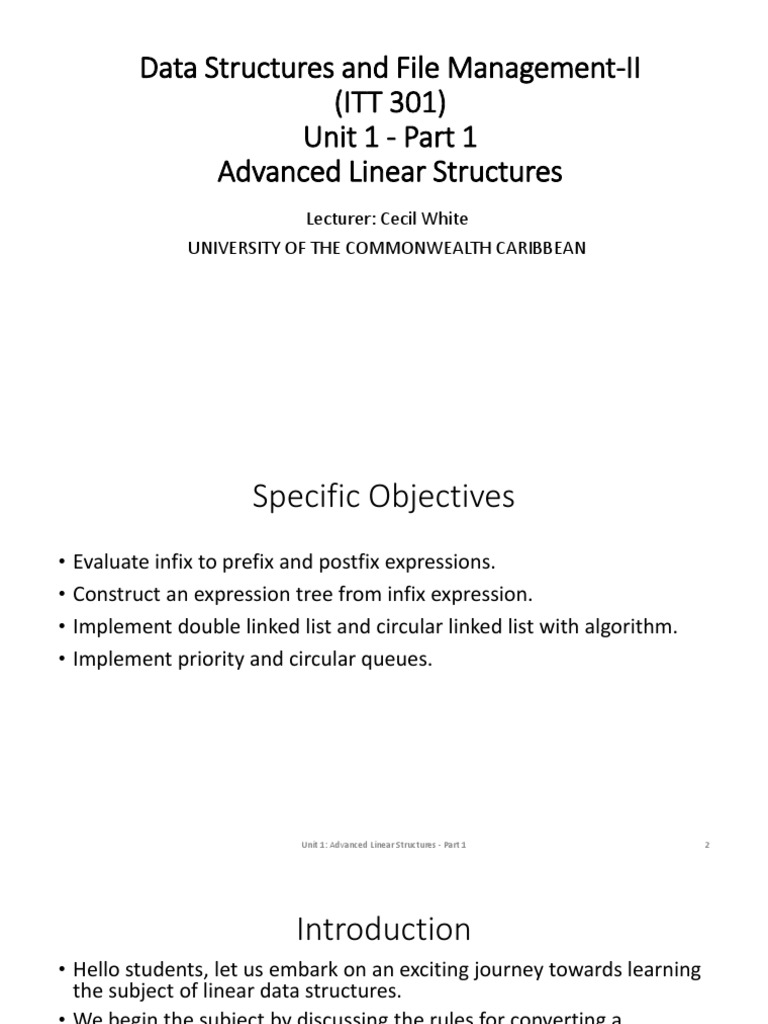 Datastructure Filemgt Unit 1 Part 1 Pdf Algorithms And Data Structures Computer Programming 7974