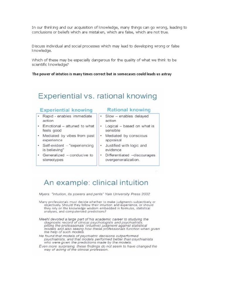 Video 2 Thinking Fast and Thinking Slow | PDF