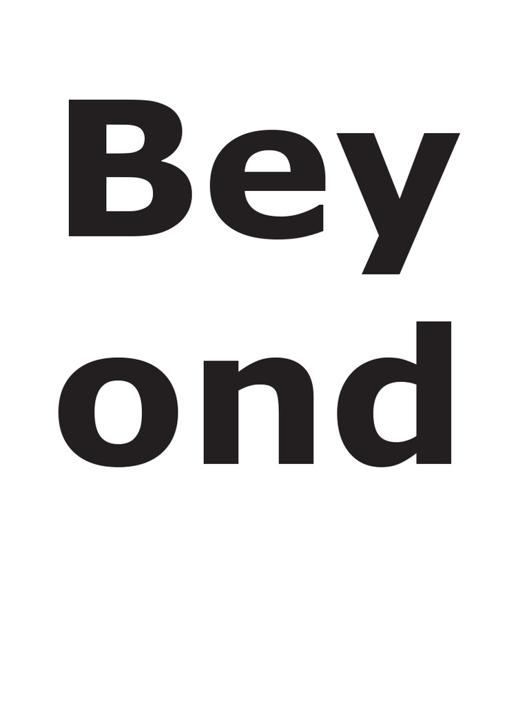 Beyond | PDF