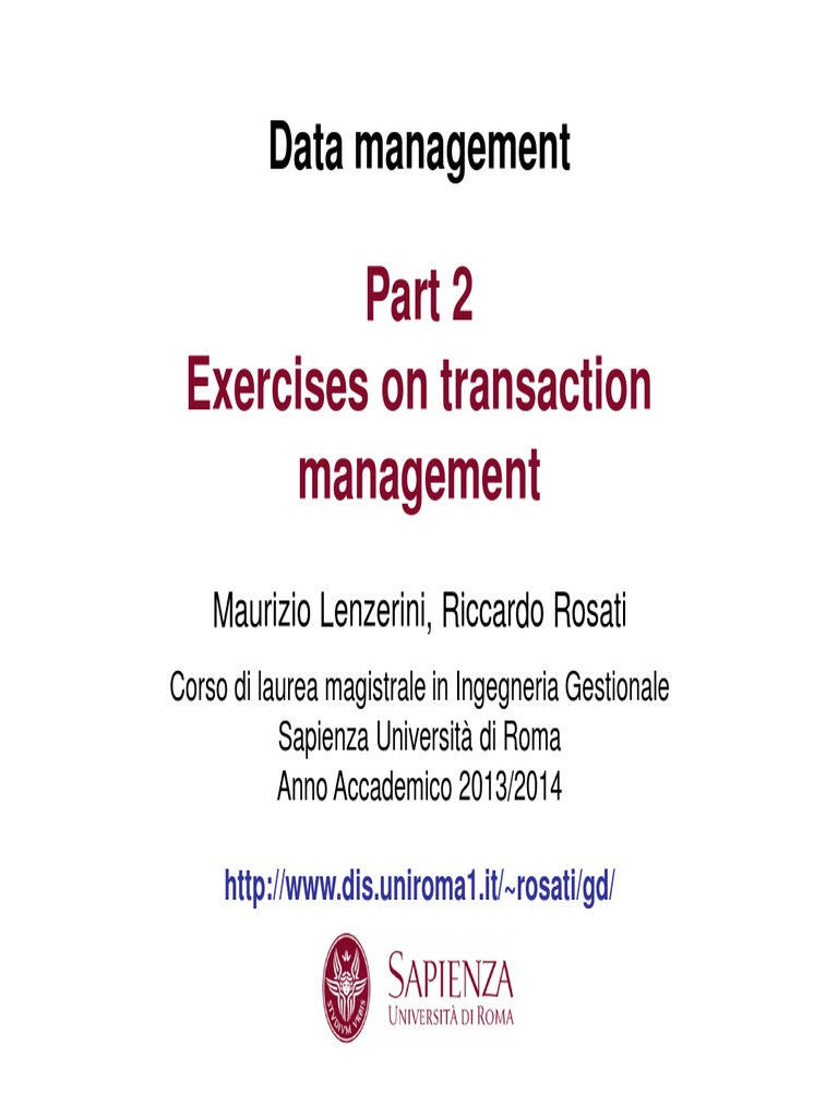 2 Exercises On Concurrency | PDF | Concurrent Computing | Databases