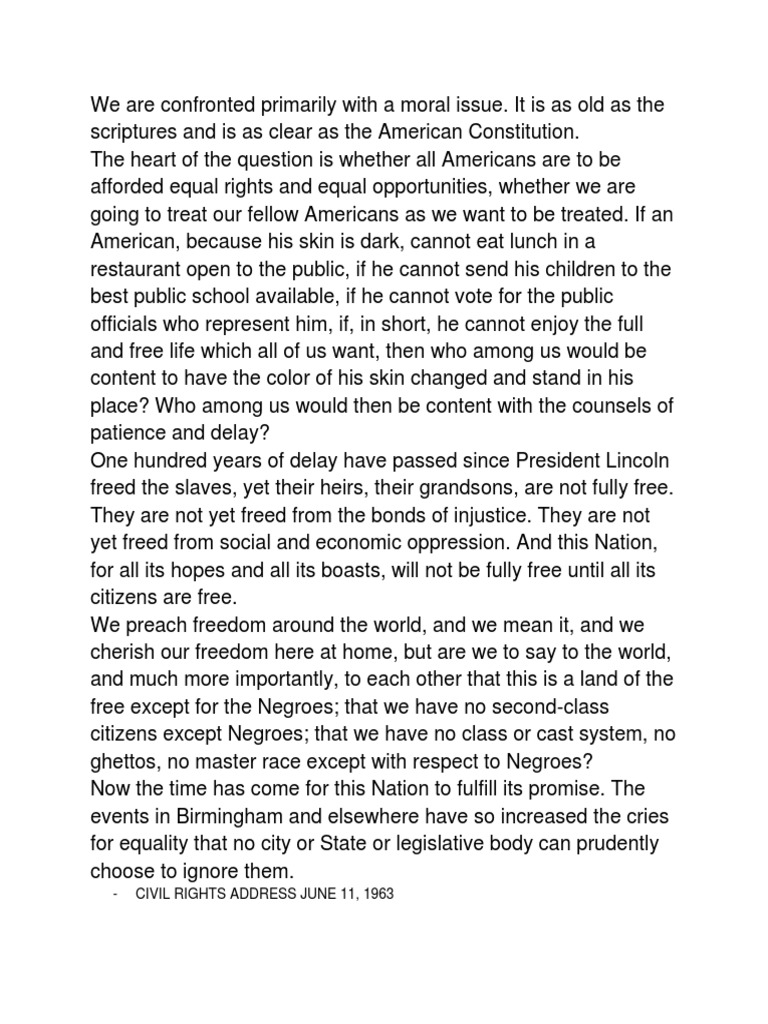 JFK Speech | PDF