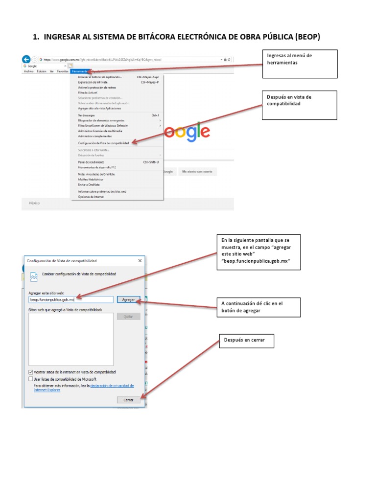 Ingresar Al Sistema de Bitácora Electrónica de Obra Pública | PDF
