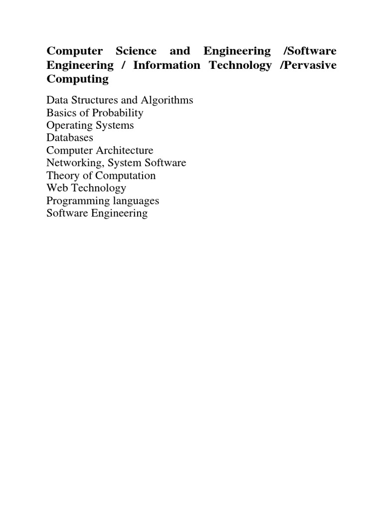 Anna University PHD Syllabus | PDF