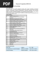 Module 3: Numerical Solutions To Ce Problems | PDF