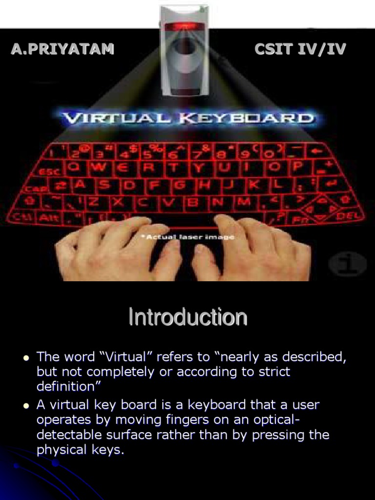 Virtual Keyboard | PDF
