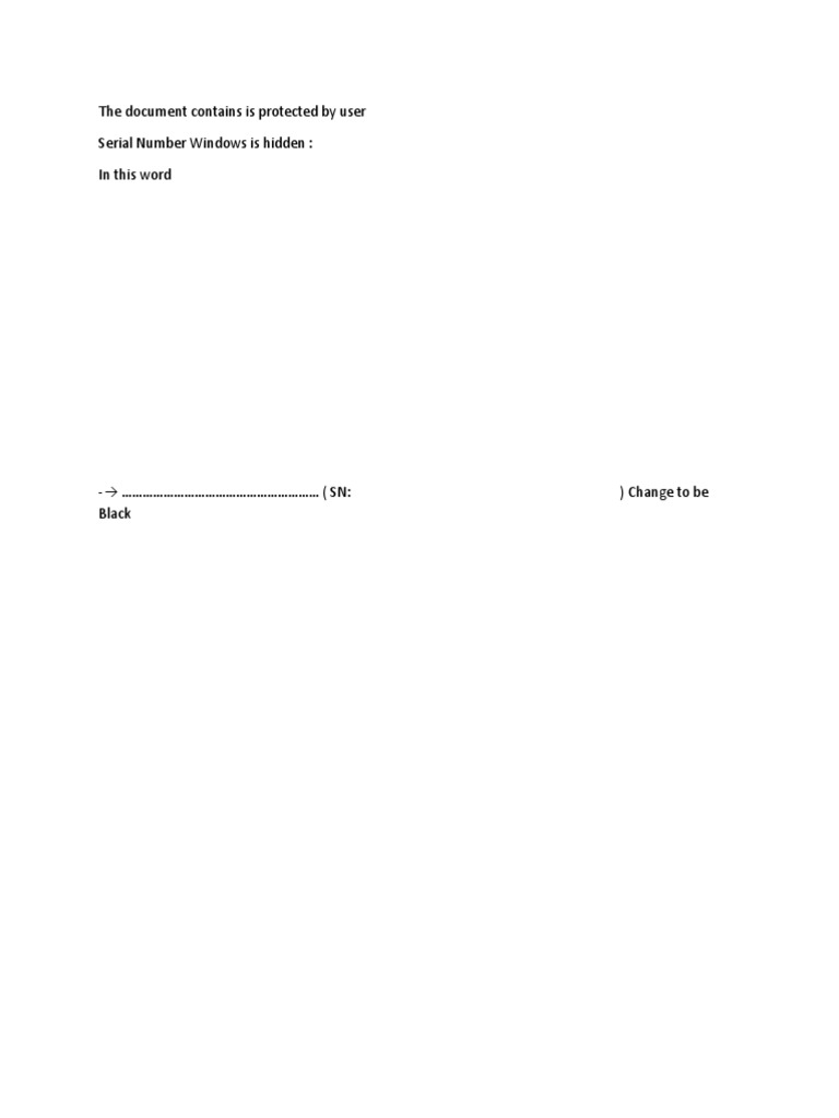 Serial Number Windows 10 Pro | PDF