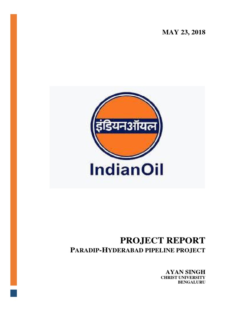 Project Report: Aradip Yderabad Pipeline Project | PDF | Science ...