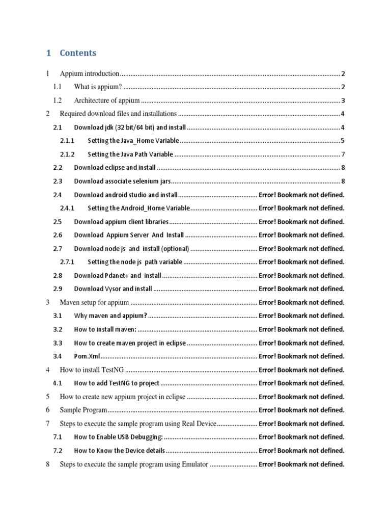 Appium Training Complete Tutorial - Appium Training | Download Free PDF ...