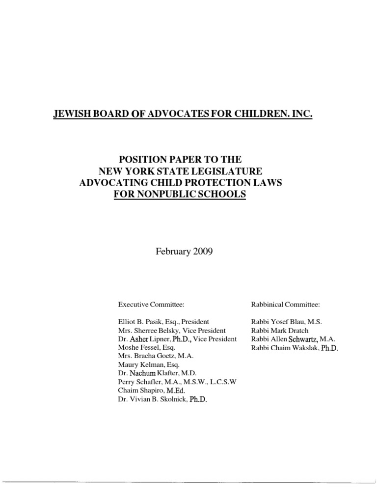Jbac Position Paper | Download Free PDF | Criminal Record | Rabbi