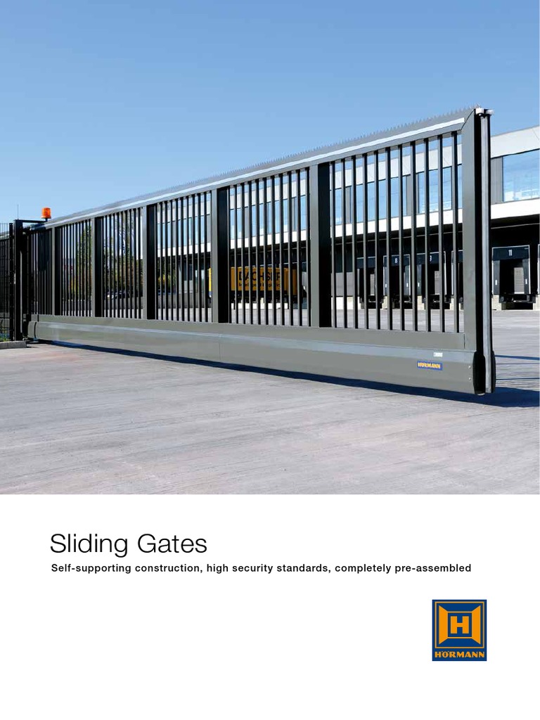 Sliding Gates: Self-Supporting Construction, High Security Standards ...