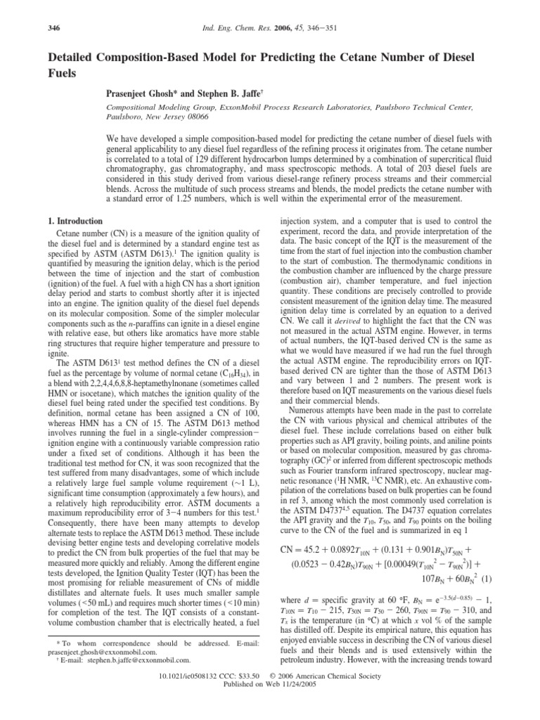 Cetane Number PDF | PDF | Combustion | Physical Sciences