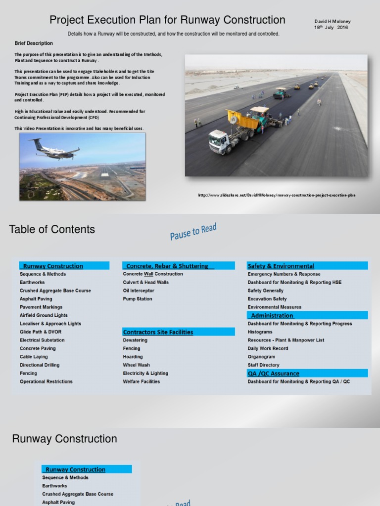 PEP3 Airport Runway Construction | PDF | Road Surface | Runway