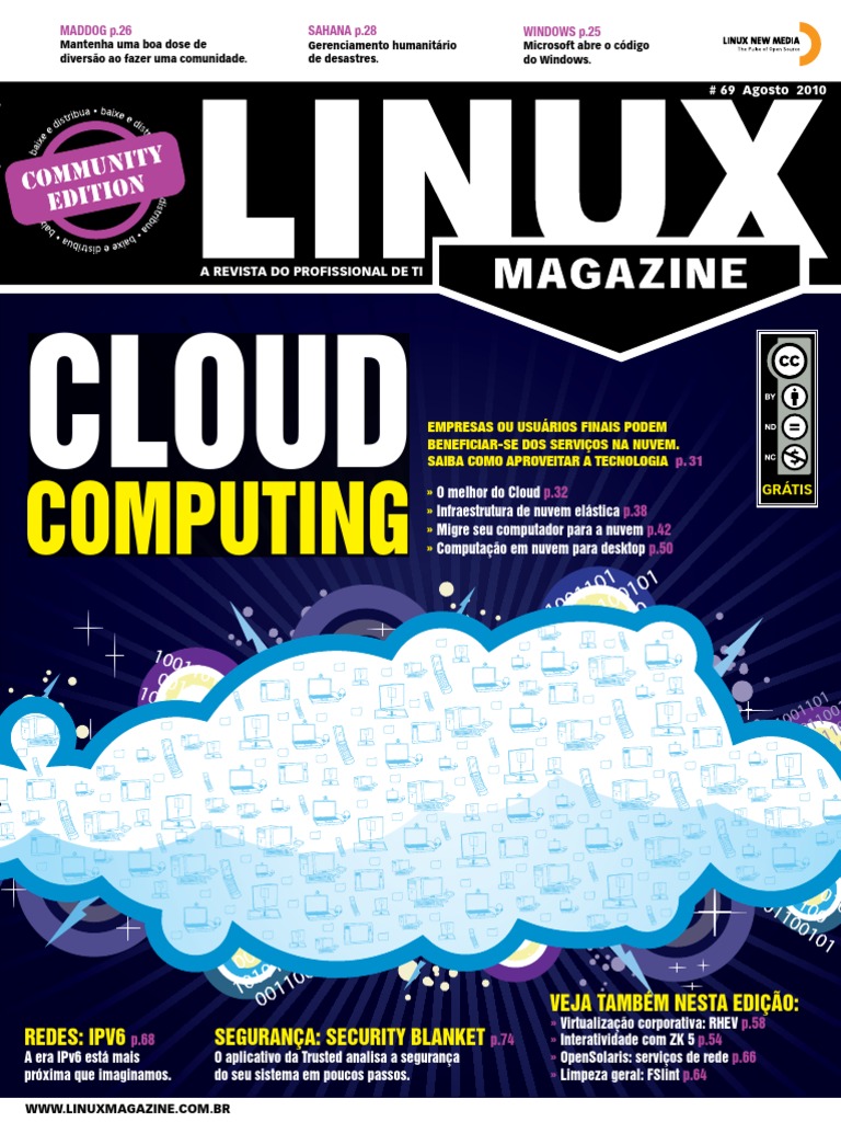 Linux - Magazine.ago.2010 Ed69 | PDF | Computação em nuvem | Linux